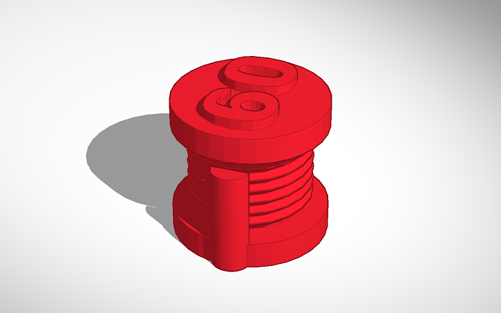 3D design mandrel FO 60/125 20mm fiber2mm | Tinkercad