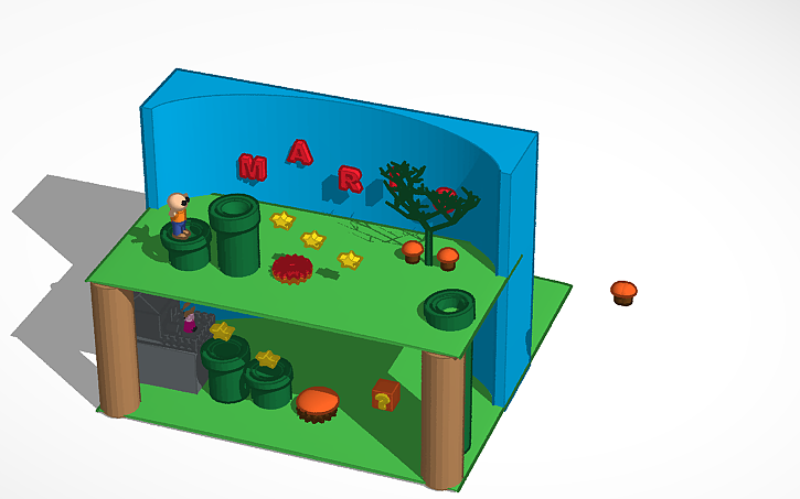 3D design mario | Tinkercad