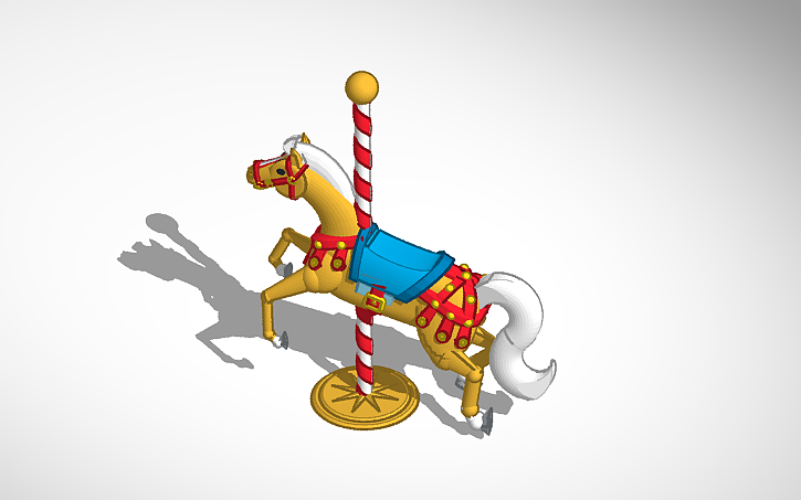 3D design Carousel Horse - Tinkercad