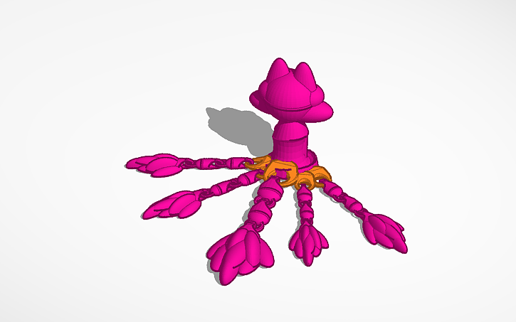 3D design Cat o 9 tails - Tinkercad
