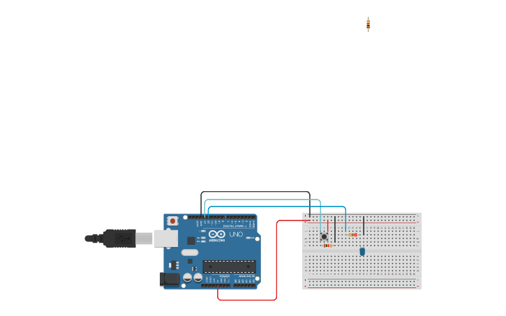Circuit design Arduino comunicazione seriale | Tinkercad