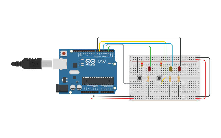 Circuit Design กุลนิดา เลขที่ 8 Tinkercad