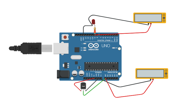 Circuit design Analogico | Tinkercad