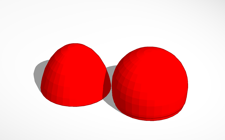 3D design 3D Printable Red Easter Egg | Tinkercad