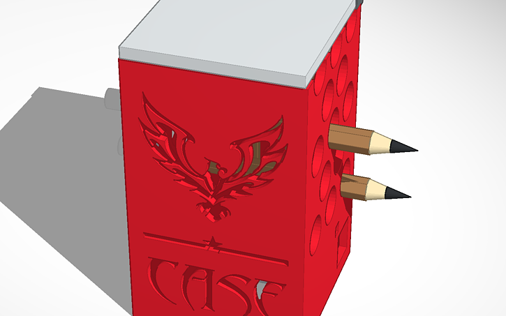 3D design Pencil Case - Tinkercad