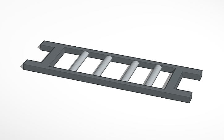 3d Design Cool Ladder Tinkercad