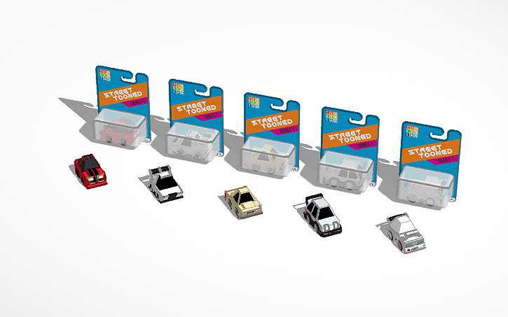 3D design STREET TOONED Series 1 - Tinkercad