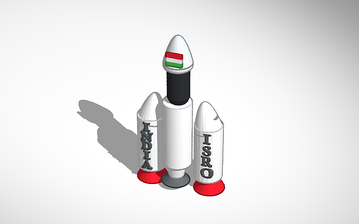 3D design GSLV Mk - III | Tinkercad