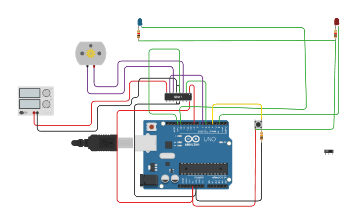 Circuit design Paddy - Tinkercad