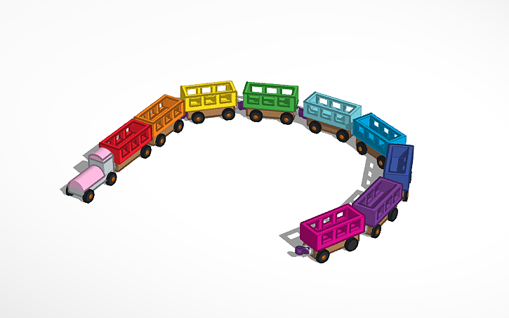 3D design Train Project - Tinkercad