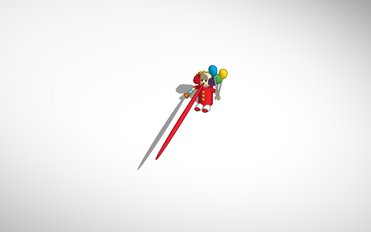 3D design Kancho Clown - Tinkercad