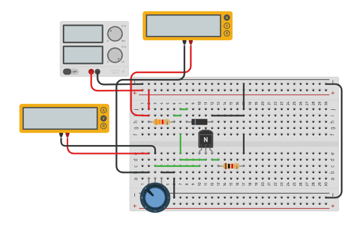 Circuit design Modul 3 Percobaan 6 - Tinkercad