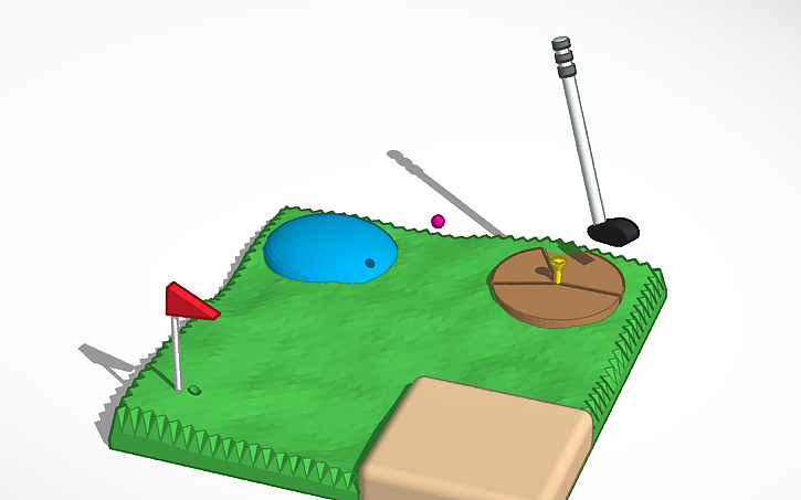3D design One Putt! - Tinkercad