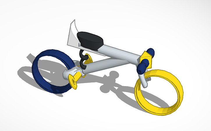 3D design basikal solar - Tinkercad