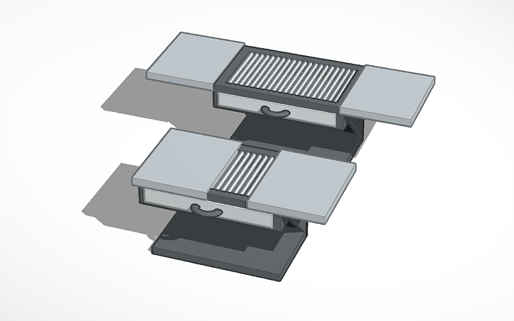 3D design GRILL - Tinkercad