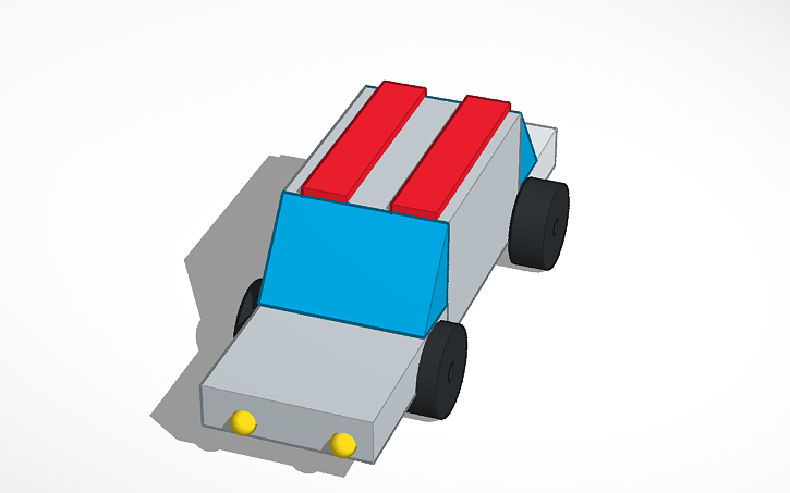 3D design car | Tinkercad