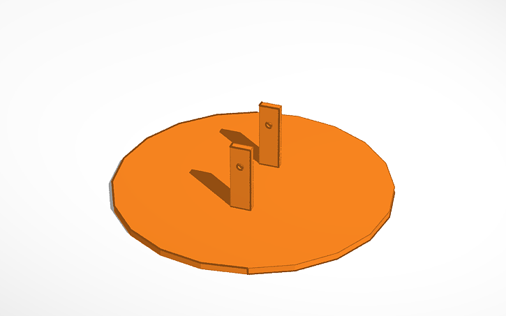 3d Design Rain Gauge Plate 1 Tinkercad