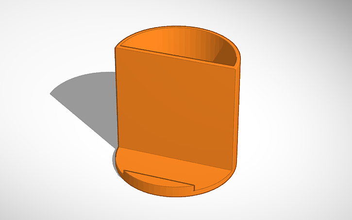 3D design Phone-Pencil-Holder - Tinkercad