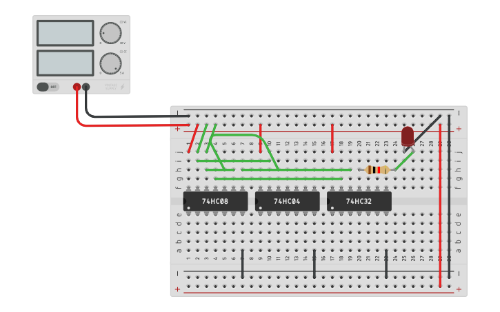 Circuit design Segundo circuito lab 1 | Tinkercad