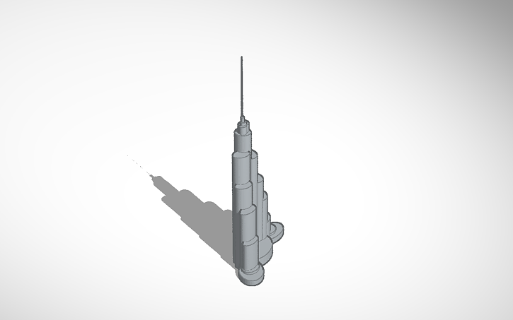 3D design Burj Khalifa | Tinkercad