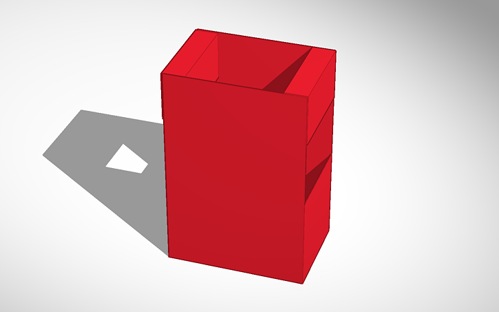 3D design minecraft ruby chestplate - Tinkercad