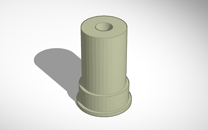 3D design washing machine part - Tinkercad