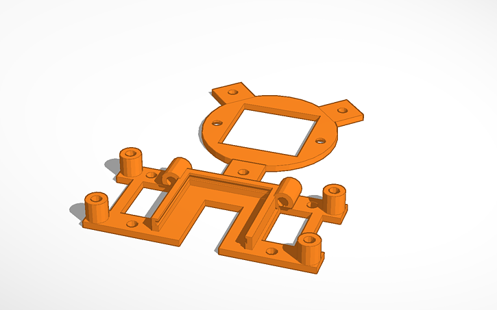 3D design Raspberry Pi Zero Camera Bracket - Tinkercad
