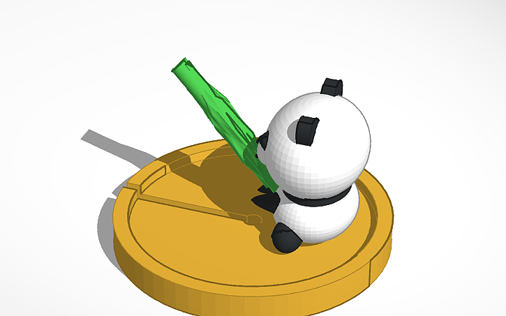 3D design Panda - Tinkercad