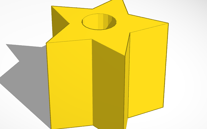 3D design Star - Tinkercad