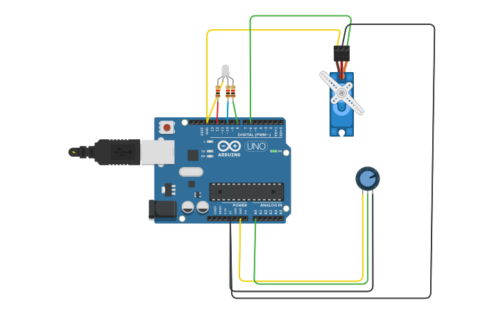 Circuit Design Potentiometer Tinkercad