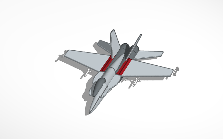 3D design airplane - Tinkercad