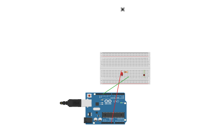 Circuit design basic led | Tinkercad