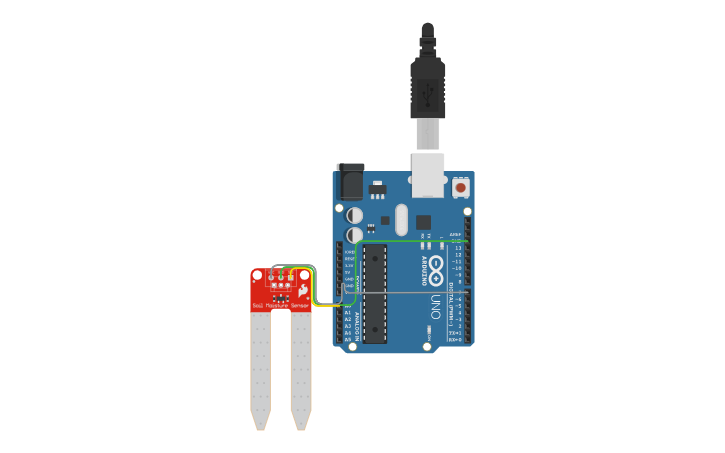 Circuit Design Personal Project Water Sensor Tinkercad