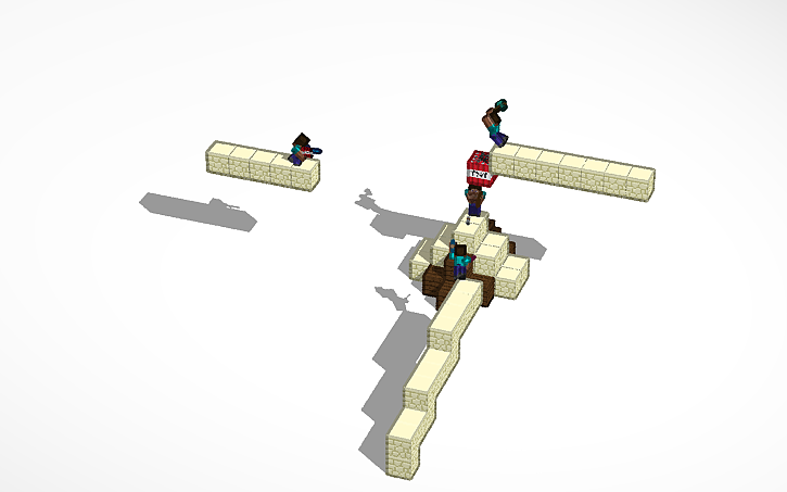 3D design Bedwars - Tinkercad