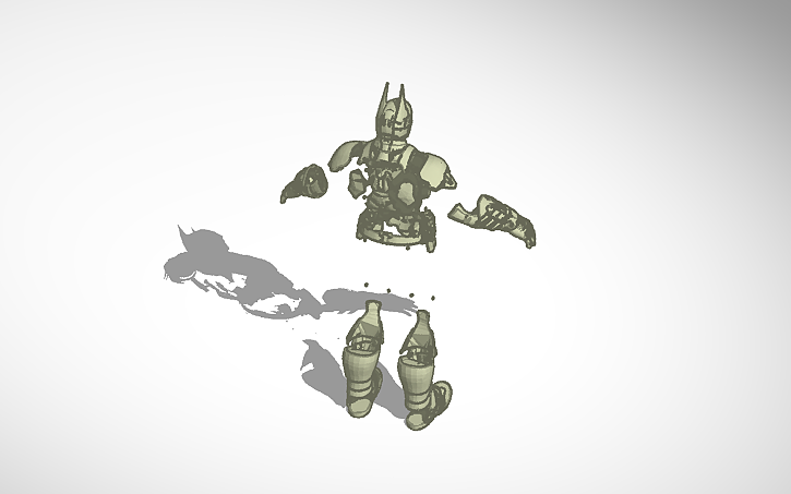 3D design bat man armour - Tinkercad