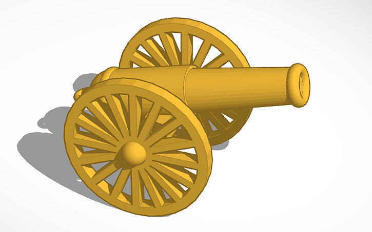 3D design Cannon - Tinkercad