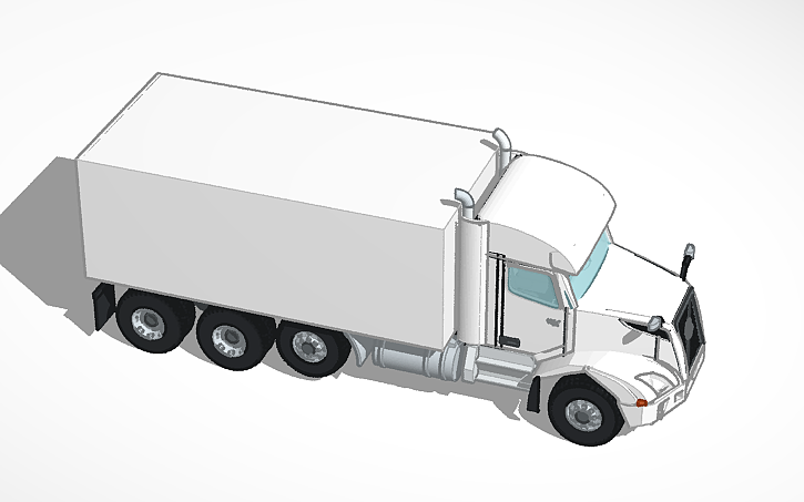 3D design Volvo Semi-truck - Tinkercad