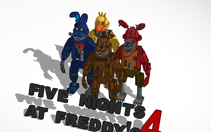 3D design FNAF 4 | Tinkercad