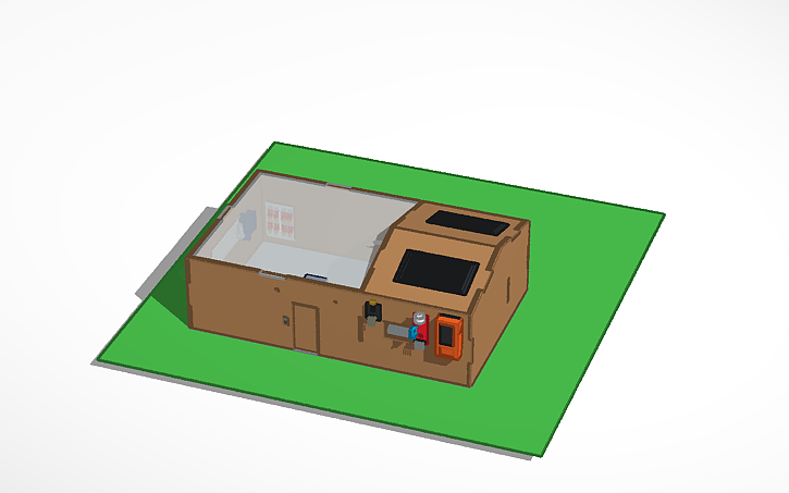 3D design Domotic House (EcoThings) v1 - Tinkercad 3D design Domotic House (EcoThings) v1 - Tinkercad