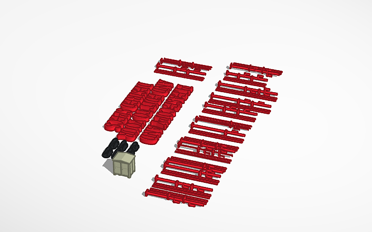 3D design Trackmaster prop Safetran signal kit - Tinkercad