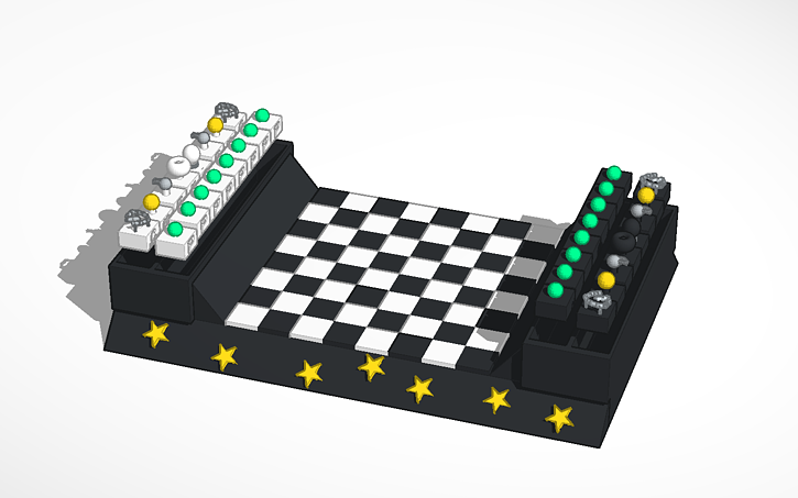 3D design Galactic chess Set | Tinkercad