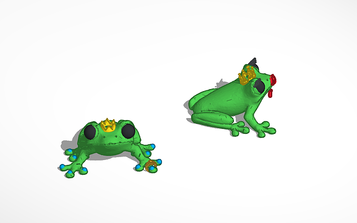 3D design Vương Bảo Ngọc - Nguyễn Phương Hoa 8A1, Frog tinkercad ...