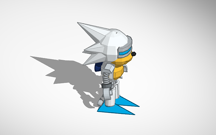 3D design Mecha Sonic(basic) - Tinkercad