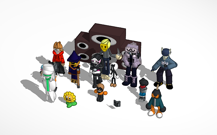 3D design Friday Night Funkin mods' 3d models (with speakers)update ...