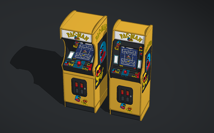 3D design pac-man arcades v2 - Tinkercad