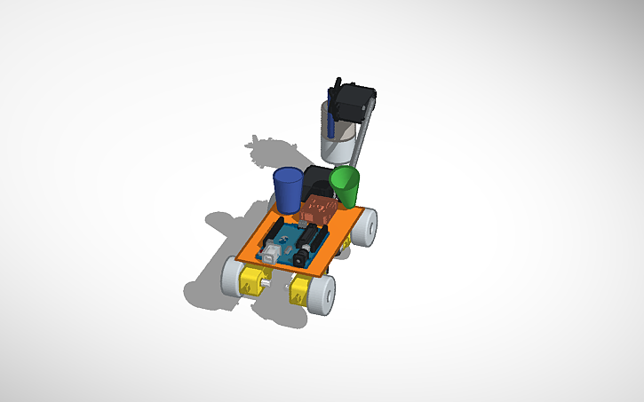 3D design Agribot - Tinkercad