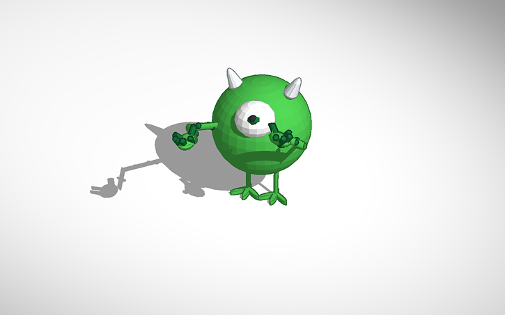 3D design Pixar mike | Tinkercad