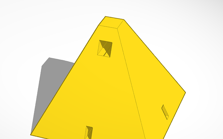 3D design pyramid - Tinkercad