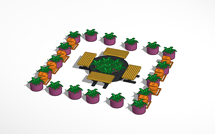 3D design Cortni's Outdoor Area - Tinkercad