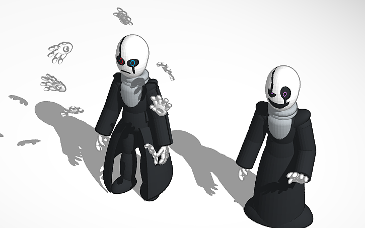 3D design W.D Gaster - Tinkercad